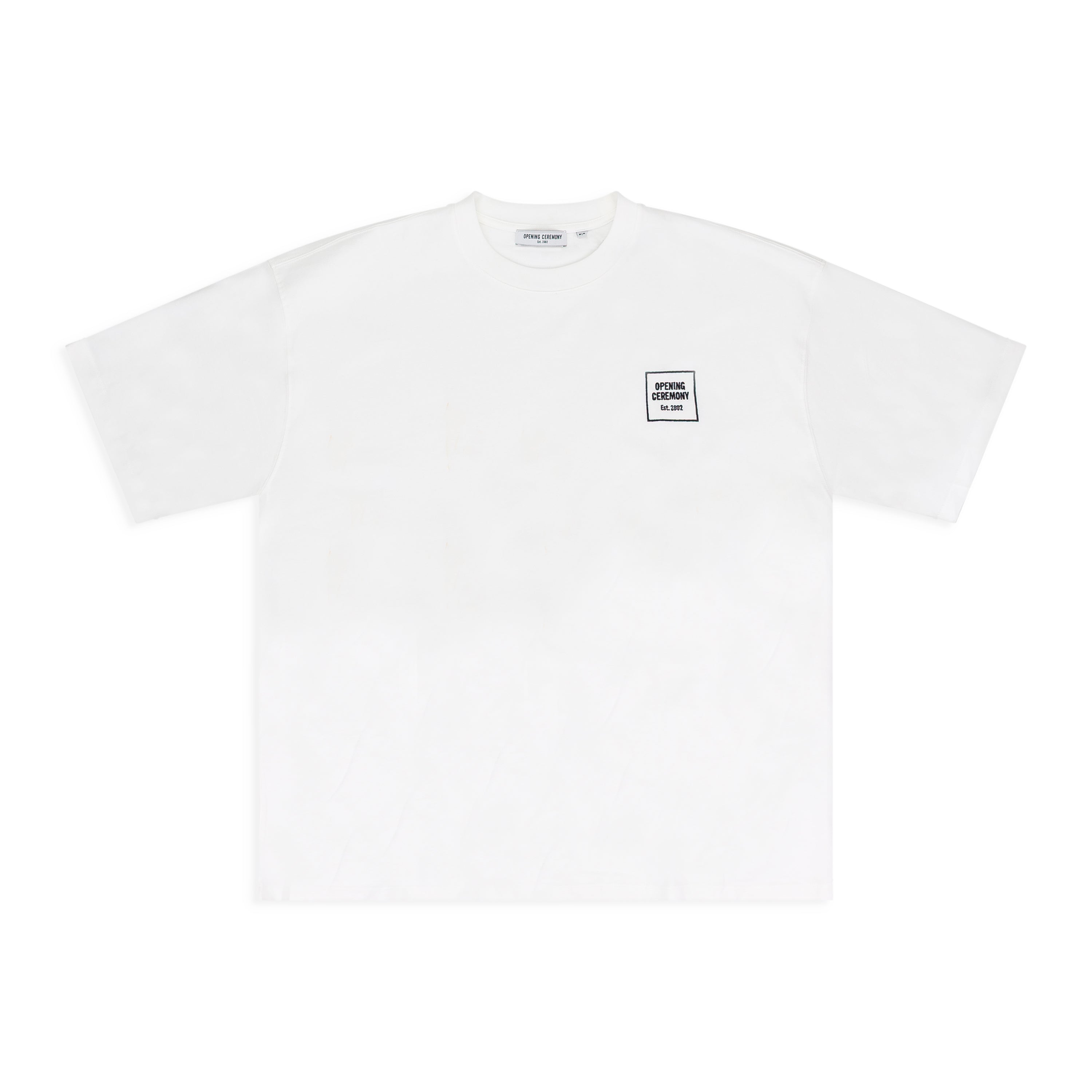 White Mini Box Logo Tee – 1nventory