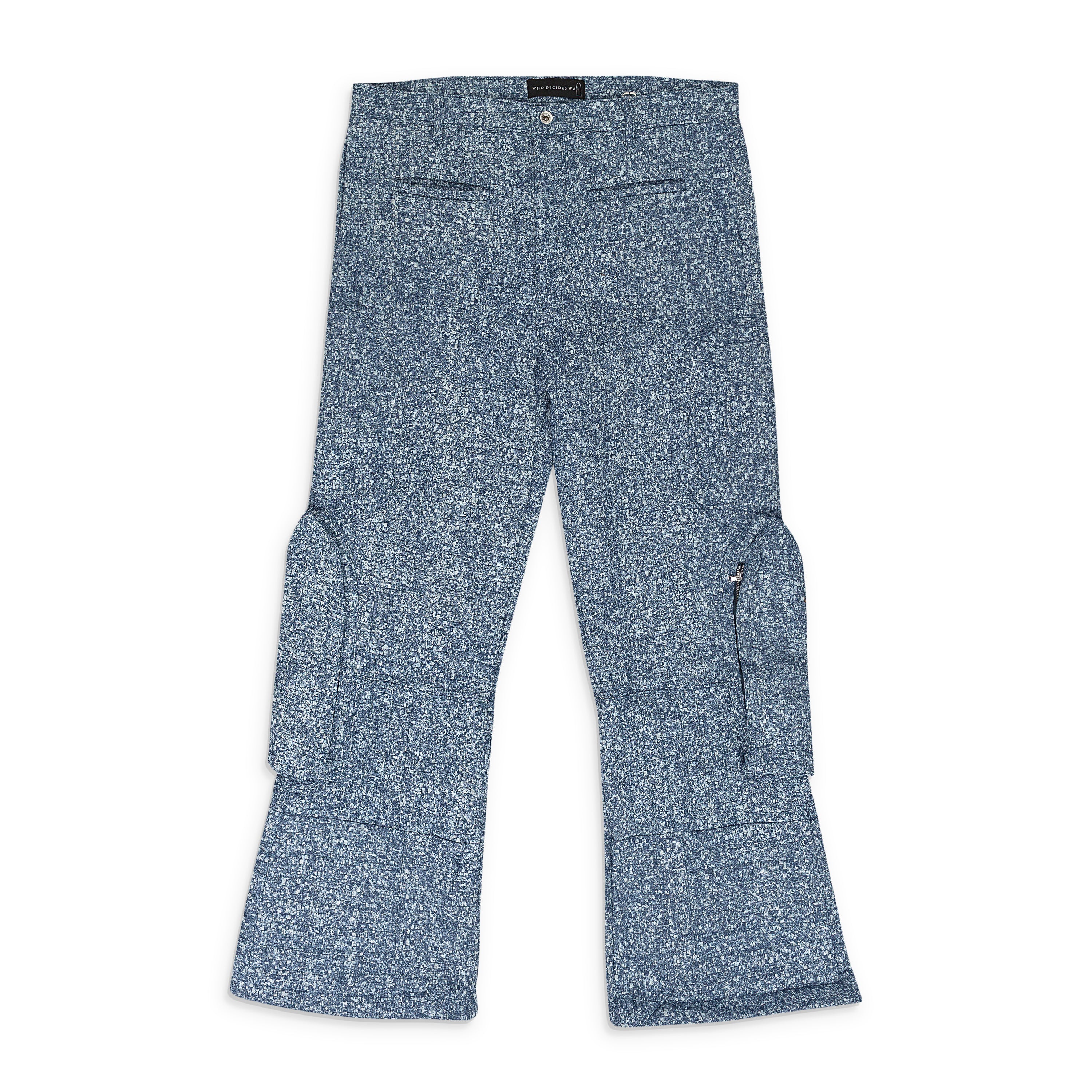 INDIGO RAISED WINDOW WOVEN PANTS – 1nventory