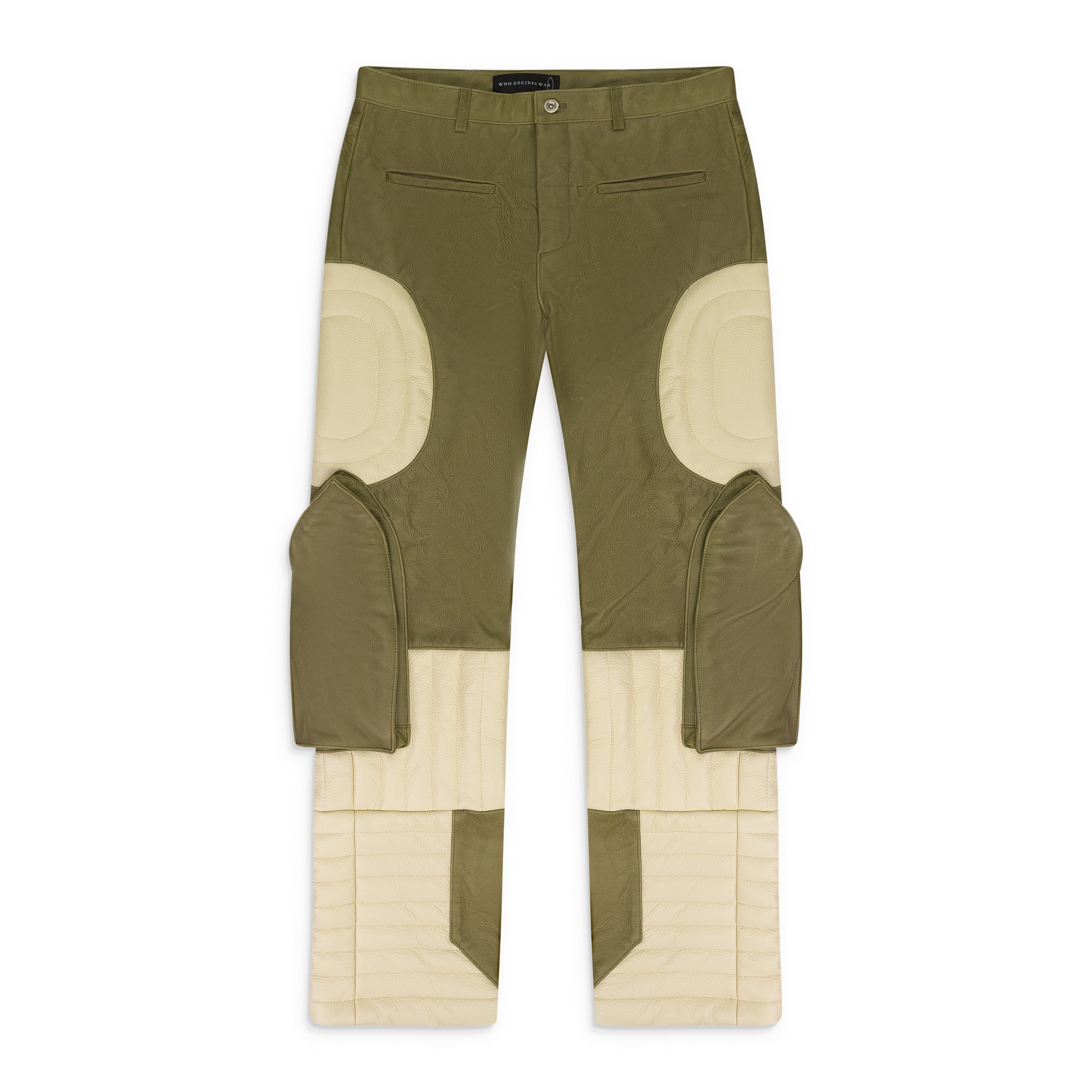 TAN RAISED WINDOW (LEATHER) PANTS – 1nventory